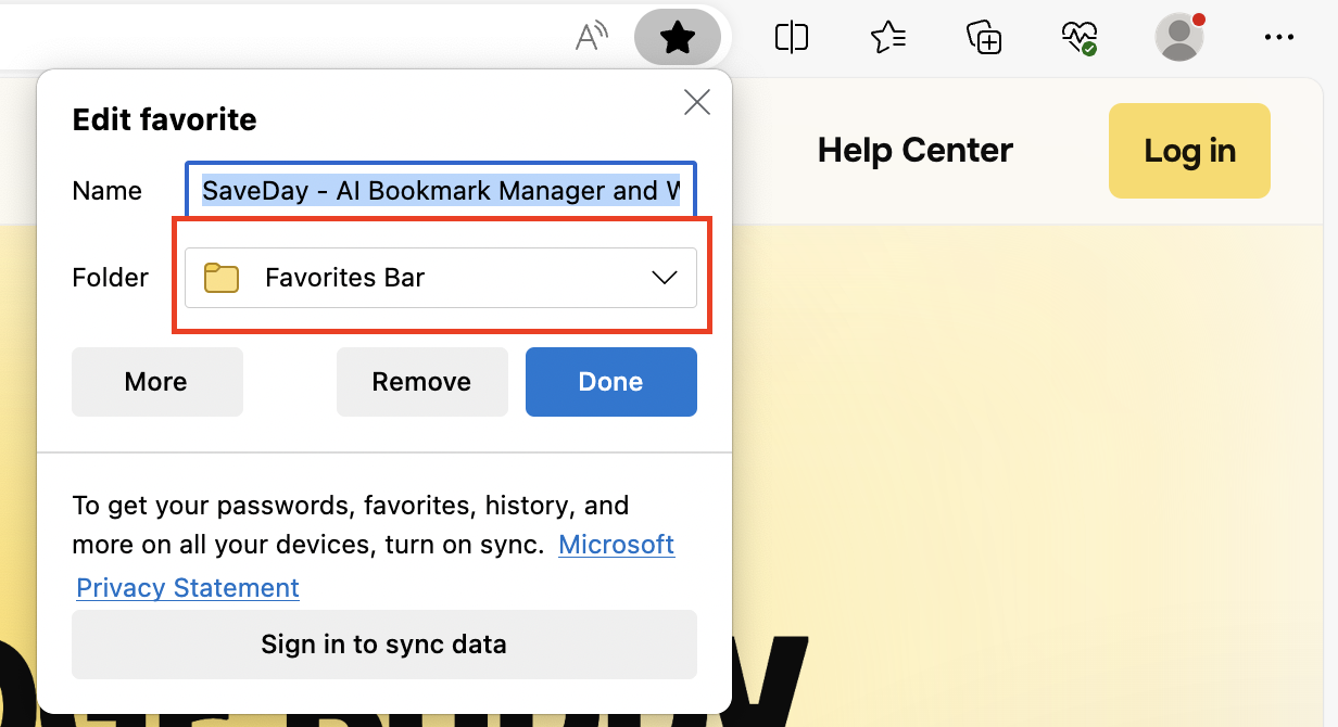 How to add bookmarks on Microsoft Edge and find them later in a snap (Screenshot included) | SaveDay